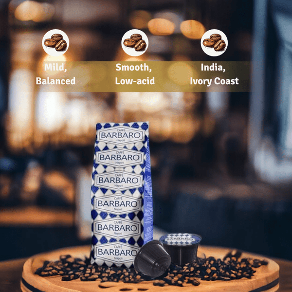 Buy Our Decaf Blend Coffee | Nescafe Dolce Gusto Pods – Caffe Barbaro